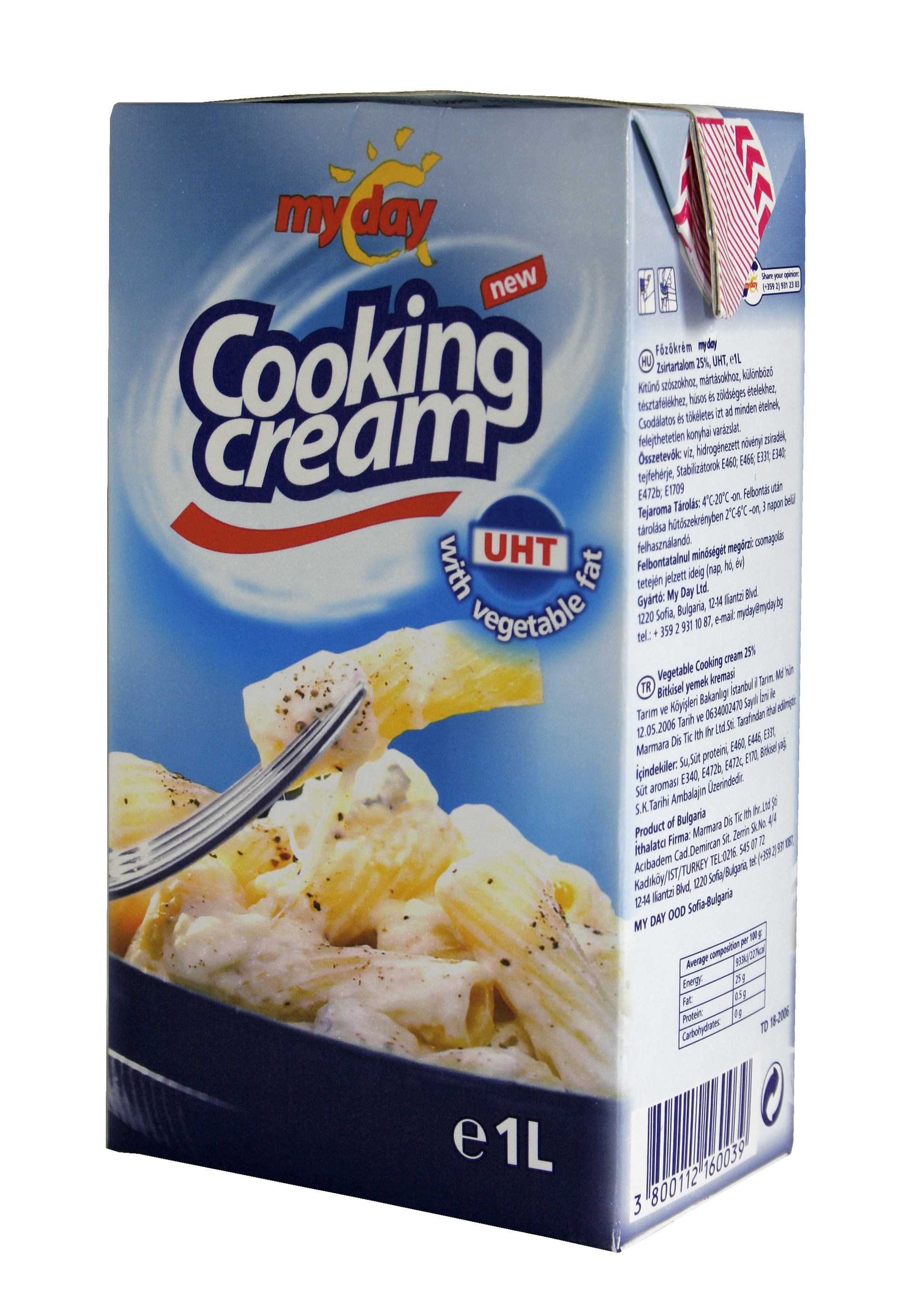 Cremio Cooking cream CO.DA.P. 1000ml | ICBC.cz - Pravá chuť Itálie