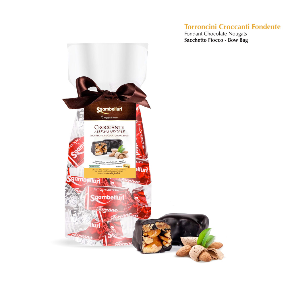 Bonboniera Torroncini křupavé nugát s čokoládou 200g
